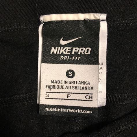 Nike Pro Dri Fit Black Leggings Womens Small Used Depop