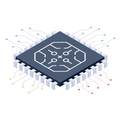 Microchip Generic Isometric Icon