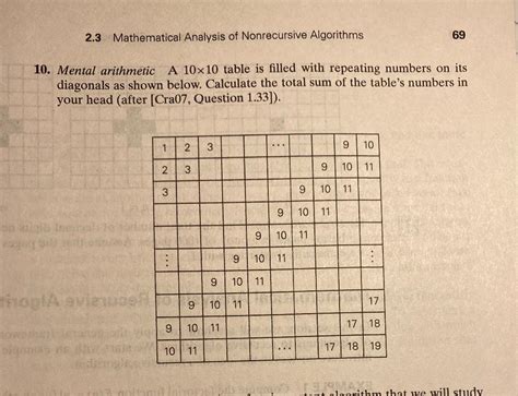 Solved 23 Mathematical Analysis Of Nonrecursive Algorithms