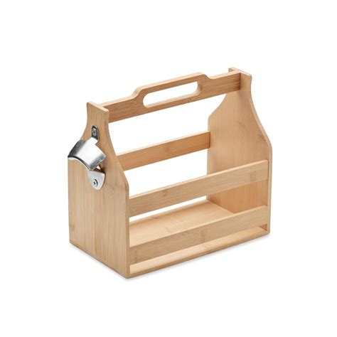 Beer Crate In Bamboo Cabas