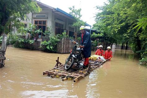 ငါန်းဇွန်မြို့နယ်၌ ရေဘေးသင့် အိမ်ထောင်စုများအား ဘေးလွတ်ရာသို့ ကူညီပြောင်းရွှေ့ပေး Information