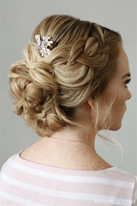 Braid Embellished Updo