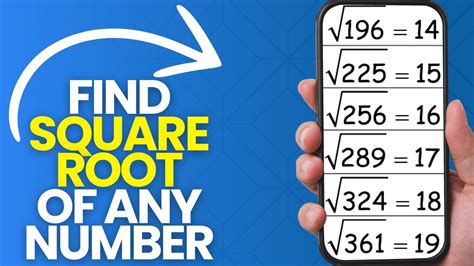 How To Find Square Root Of Any Number Method Youtube