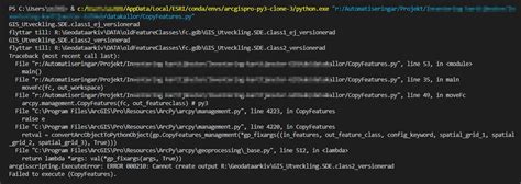 Solved Copyfeatures Error 000210 Cannot Create Output Esri Community