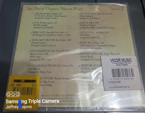 Opm Cd The Best Of Original Pilipino Music Volume 2 Hobbies And Toys