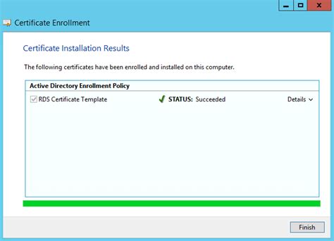Windows 2012 R2 Rds Configure Rds Certificates With Own Enterprise Ca
