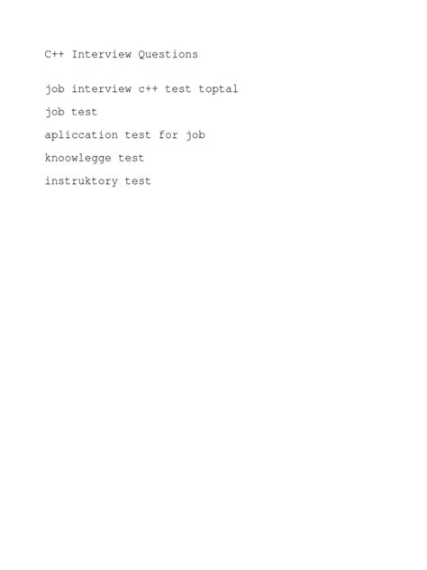 C Interviewquestions Pdf