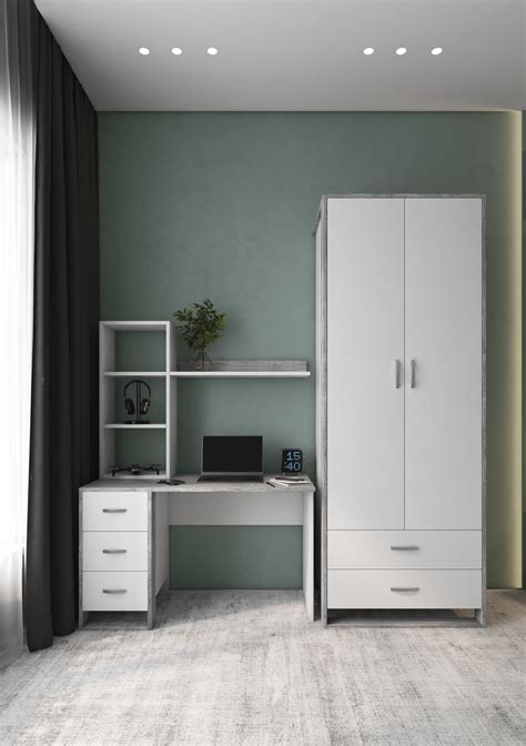 Шкаф 2 х дв с ящ “Альт” СтавропольМебель