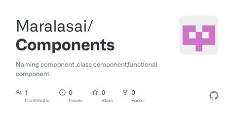 Github Maralasaicomponents Naming Component Class Componentfunctional Component