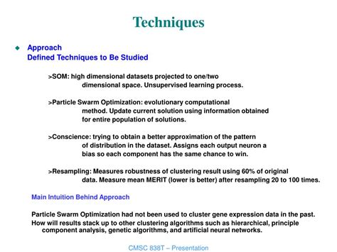 Ppt Gene Clustering Using Self Organizing Maps And Particle Swarm Optimization Powerpoint