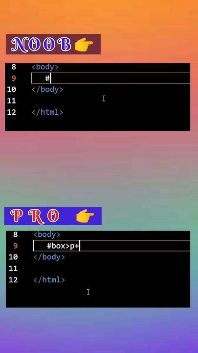 Noob Vs Pro Viral Trending Webdesign Coding Html Programming