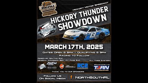 Nsrl Renu Sealcoating Late Model Stock Series Hickory Motor Speedway Youtube