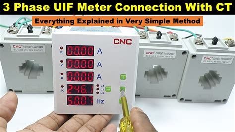 Multifunctional Meter Programming And Proper Connection With Ct