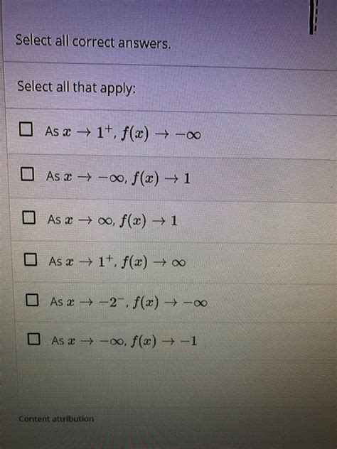 Solved Ymptotic Behavior Of Rational Functions Use Arrow