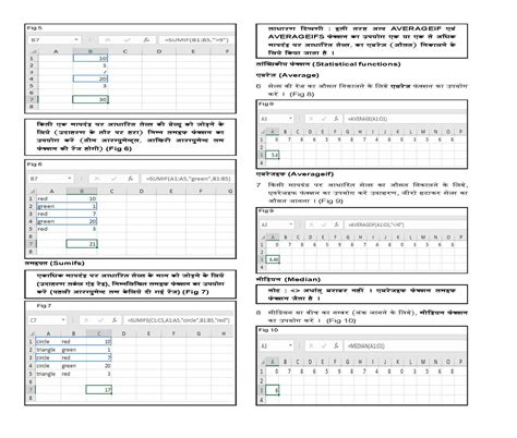 ms excel formula functions