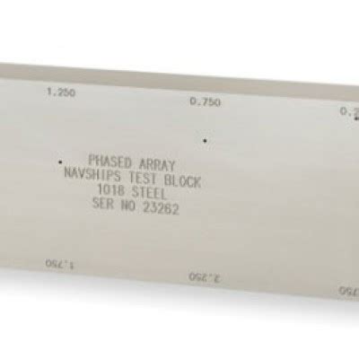 Ultrasonic Phased Array Phased Array Calibration Blocks PH Tool Phased Array NavShips Test