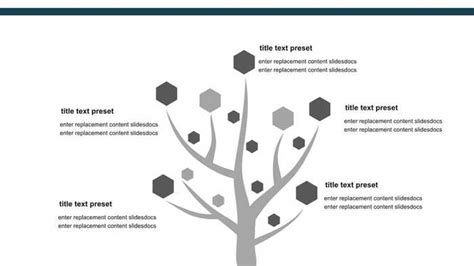 Illustrated Tree Diagram Featuring Various Branch Types PowerPoint Template Free Download