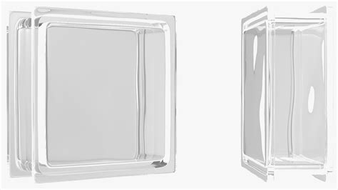 Clear Square Glass Block 3d Model 19 Blend C4d Fbx Max Ma Lxo