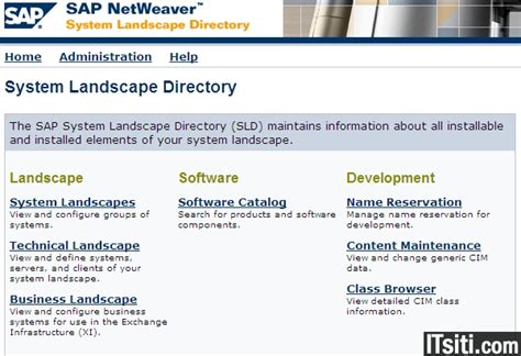 Accessing To Sap Sld