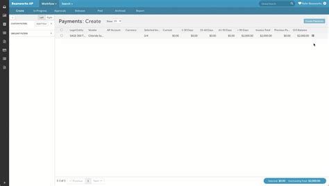 How To Create A Payment In Quadient Ap Quadient Ap Support Help Center