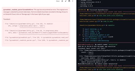 Deployment Is Failing Due Module Not Installed Using Streamlit Streamlit
