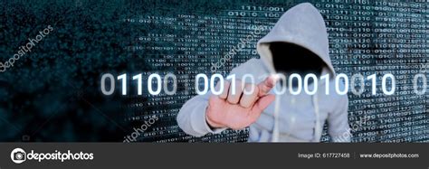 Anonymous Hacker Computer Code Binary Interface Stock Photo YAY Images