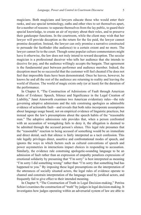 exploring courtroom discourse ch1 pdf law