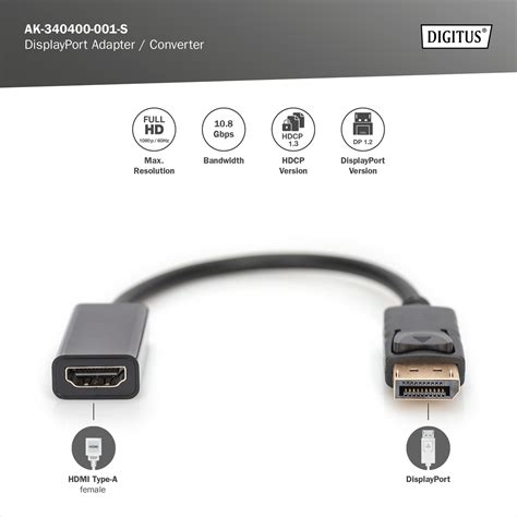 Digitus By Assmann Shop Displayport Adapter Converter