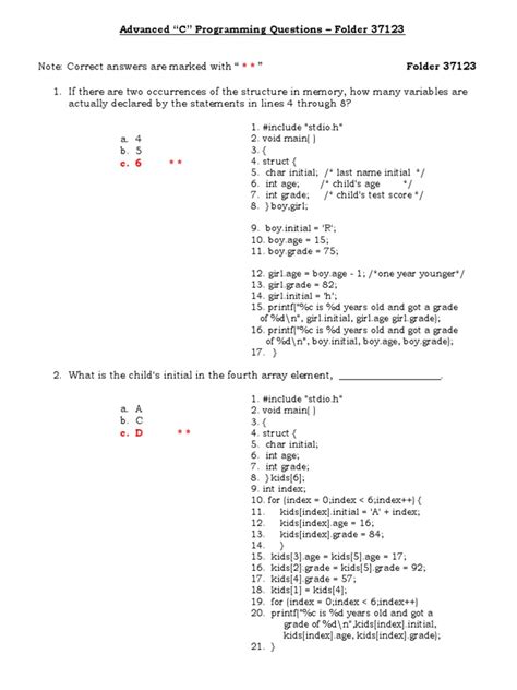adv c programming questions pdf pointer computer programming computer programming