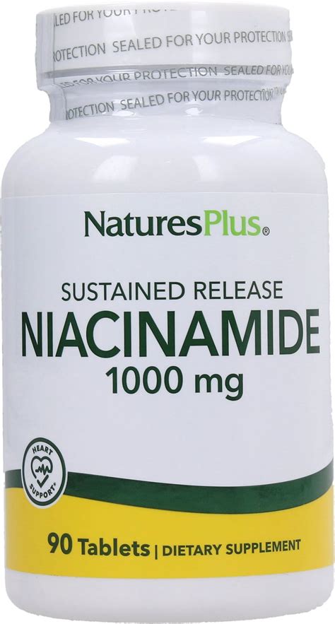 Ниацинамид 1000 мг S/R, 90 таблетки - VitalAbo