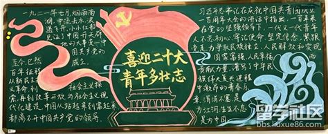 学习二十大黑板报图片大全精选5张