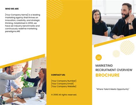 Marketing Recruitment Overview Brochure Template Edit Online