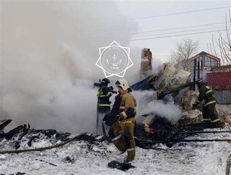 Пожарные предотвратили взрыв в Костанайской области