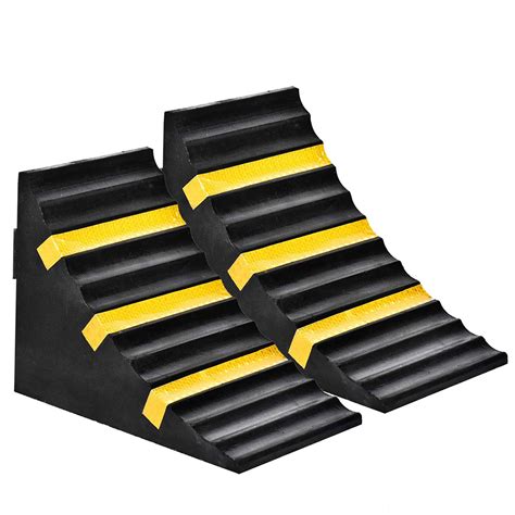 Heavy Duty Wheel Chocks For Rv Trailer 4 Pack Heavy Duty Rubber Wheel