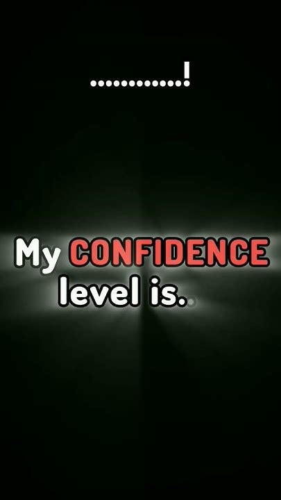 My Confidence Level Ismotivational Shortsviral Shortsyoutube