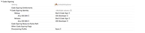 Ios Code Signing Not Showing Provisioning Profile Xcode 51 Stack Overflow