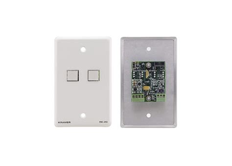 Kramer Two Button Control Keypad Us Rc 2c Us W Audio Equipment