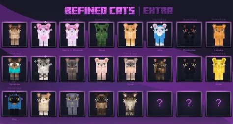 Refined Cats Minecraft Resource Packs Curseforge