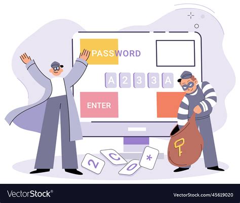 Computer Hacker Who Steals Money And Personal Data