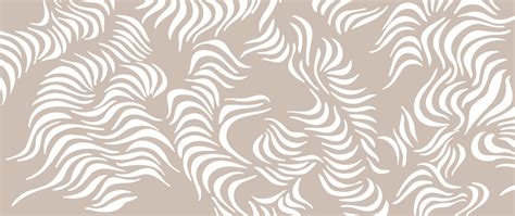 Abstract Leaf Line Background Vector Minimalist Pencil Hand Drawn Contour Doodle Scribble Curve