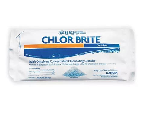 Chlor Brite Leslies Pool Chemicals Pool City