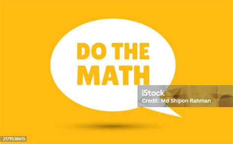 수학 말풍선 벡터 일러스트 레이 션을 수행하십시오 수학 텍스트를 수행하는 의사 소통 말풍선 감사에 대한 스톡 벡터 아트 및 기타 이미지 Istock