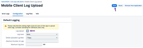 Upload Logs From An Mdk App Sap Tutorials