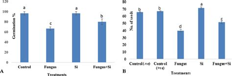 A B Influence Of Silicon Nano Particles On R Solani Stress On Download Scientific Diagram