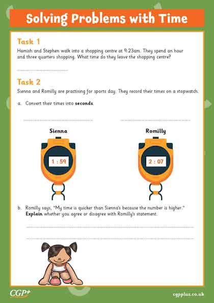 Solving Problems With Time Stretch Year 3 Cgp Plus