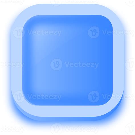 Square Shape Buttons In Blue Colors User Interface Element