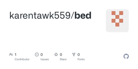 GitHub Karentawk559 Bed