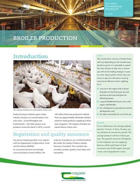 4 Poultry Broiler Production Pdf Broiler Poultry