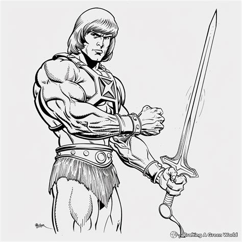 He Man Coloring Pages Free And Printable