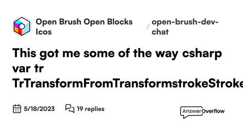 This Got Me Some Of The Way ```csharp Var Tr Trtransformfromtransformstrokestroketransform